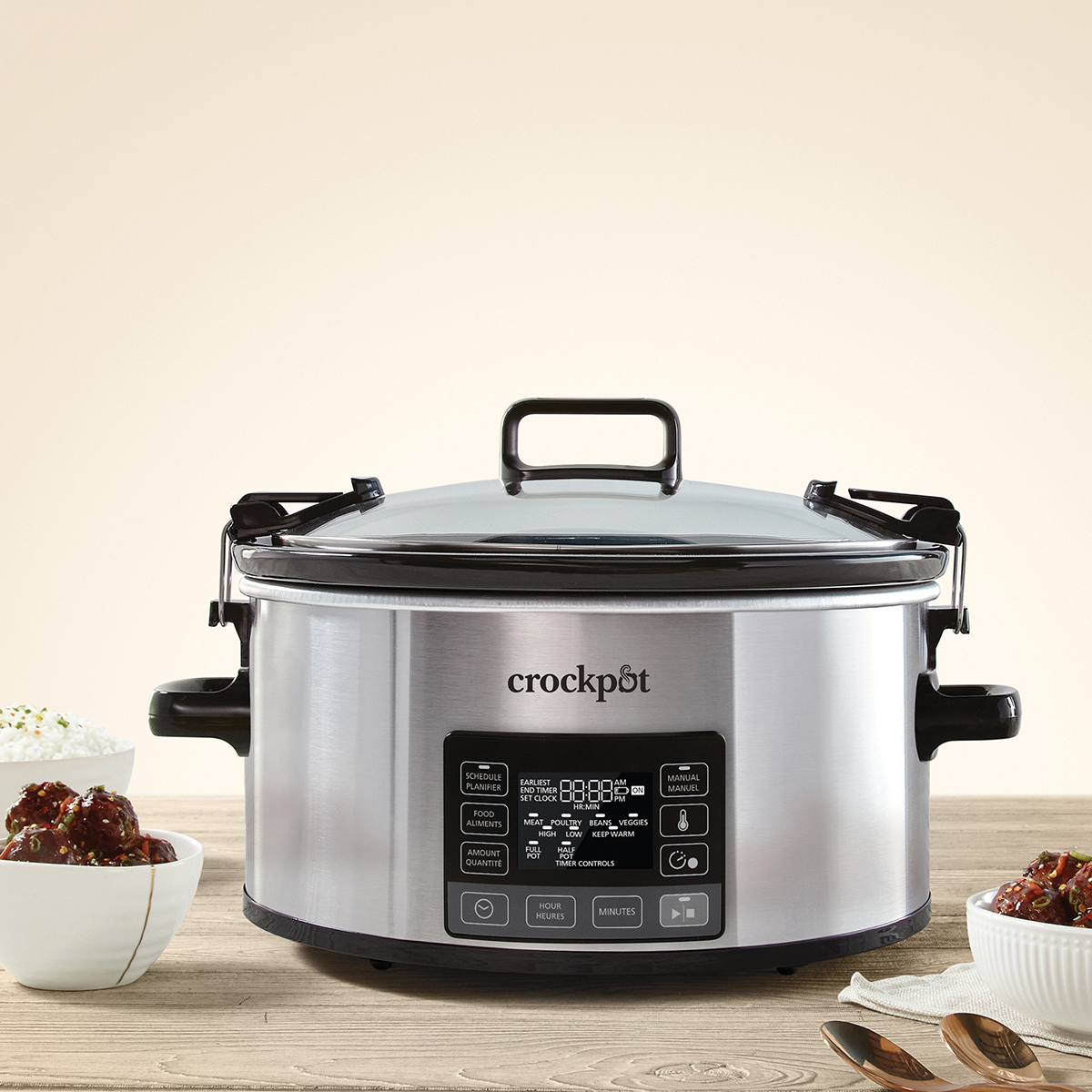 Crock-Pot® 7-Qt. Programmable MyTime™ Slow Cooker with Locking Lid ...